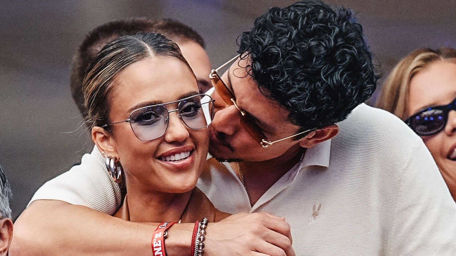 Jessica Alba and Danny Ramirez Get Handsy at US Open, Kiss in New Photos