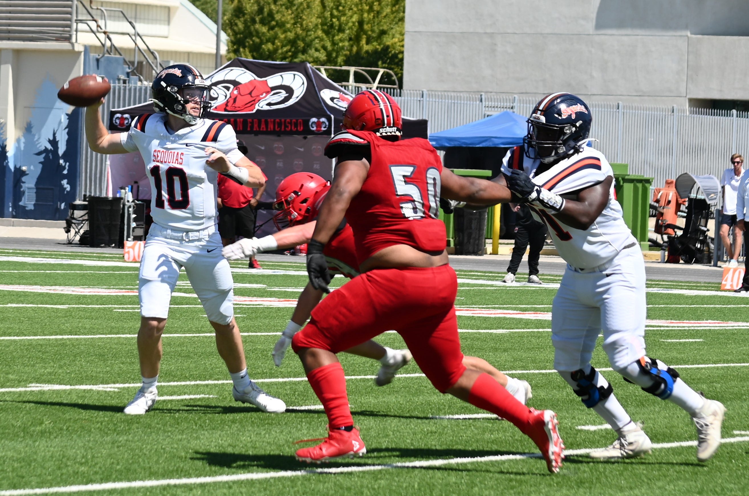 Last seconds score sinks Sequoias football against San Francisco