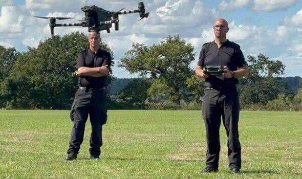 Major police drone operation for Donald Trump's unprecedented state ...