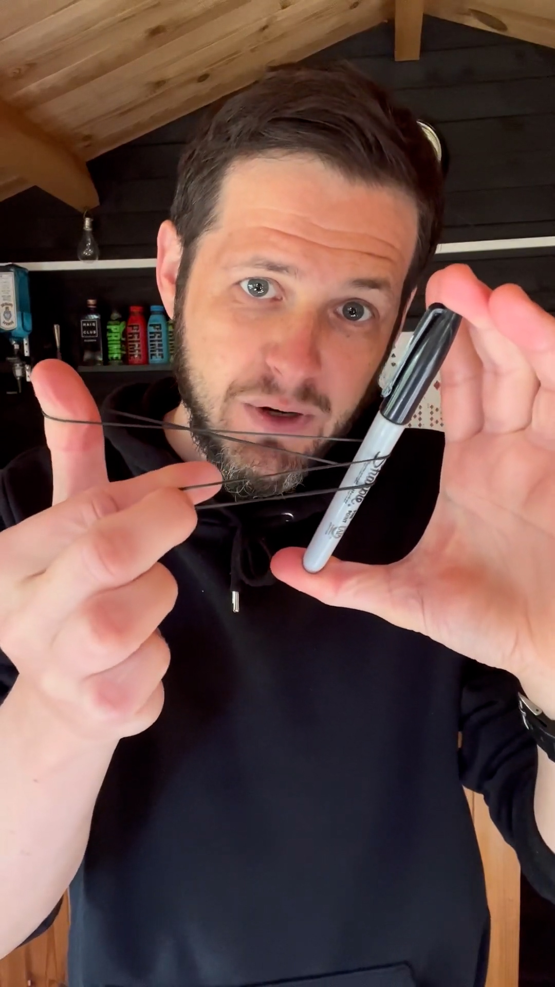 Pen and Rubber Band Trick