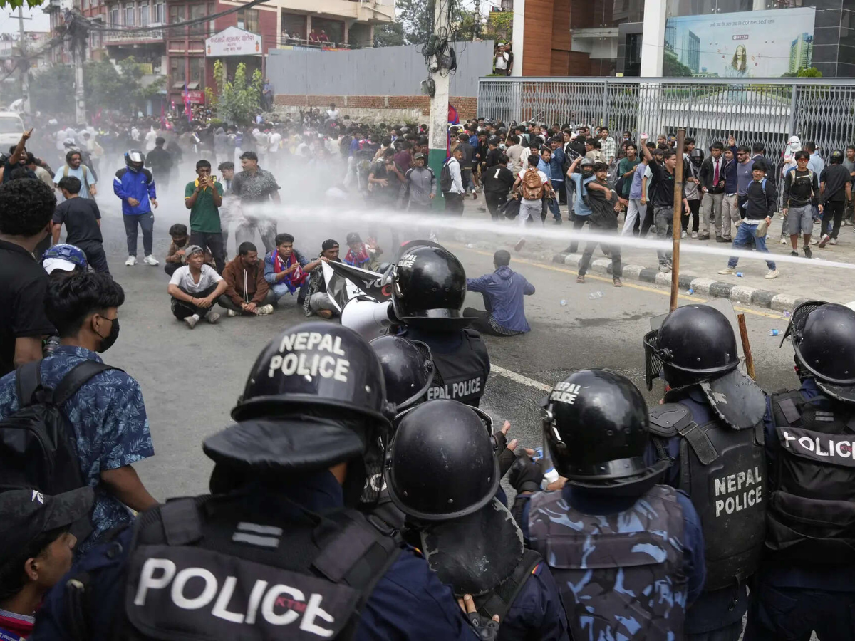 Nepal Deputy PM and Finance Minister Bishnu Paudel beaten by protestors ...