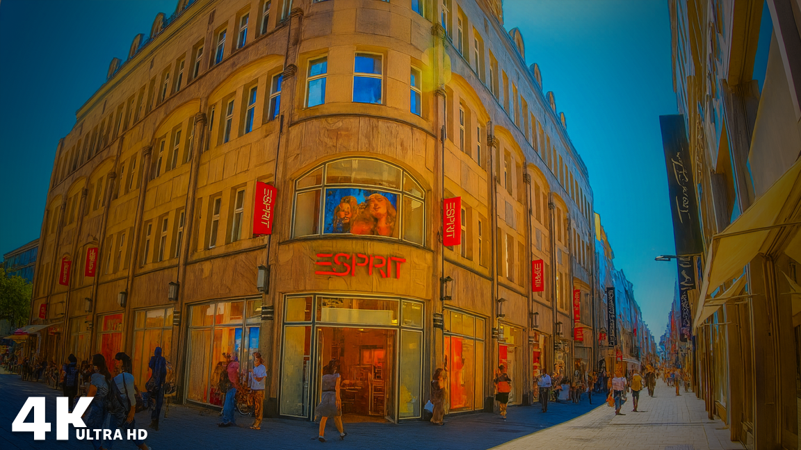 Colonia: passeggiata in città e visita al Duomo in Germania (4K)