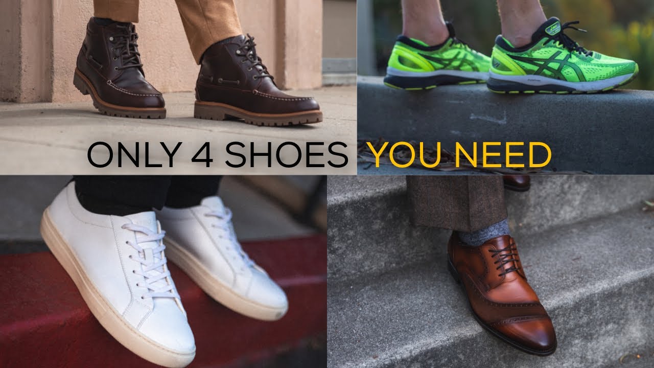 Men’s Wardrobe Essentials | 4 Must-Have Shoes