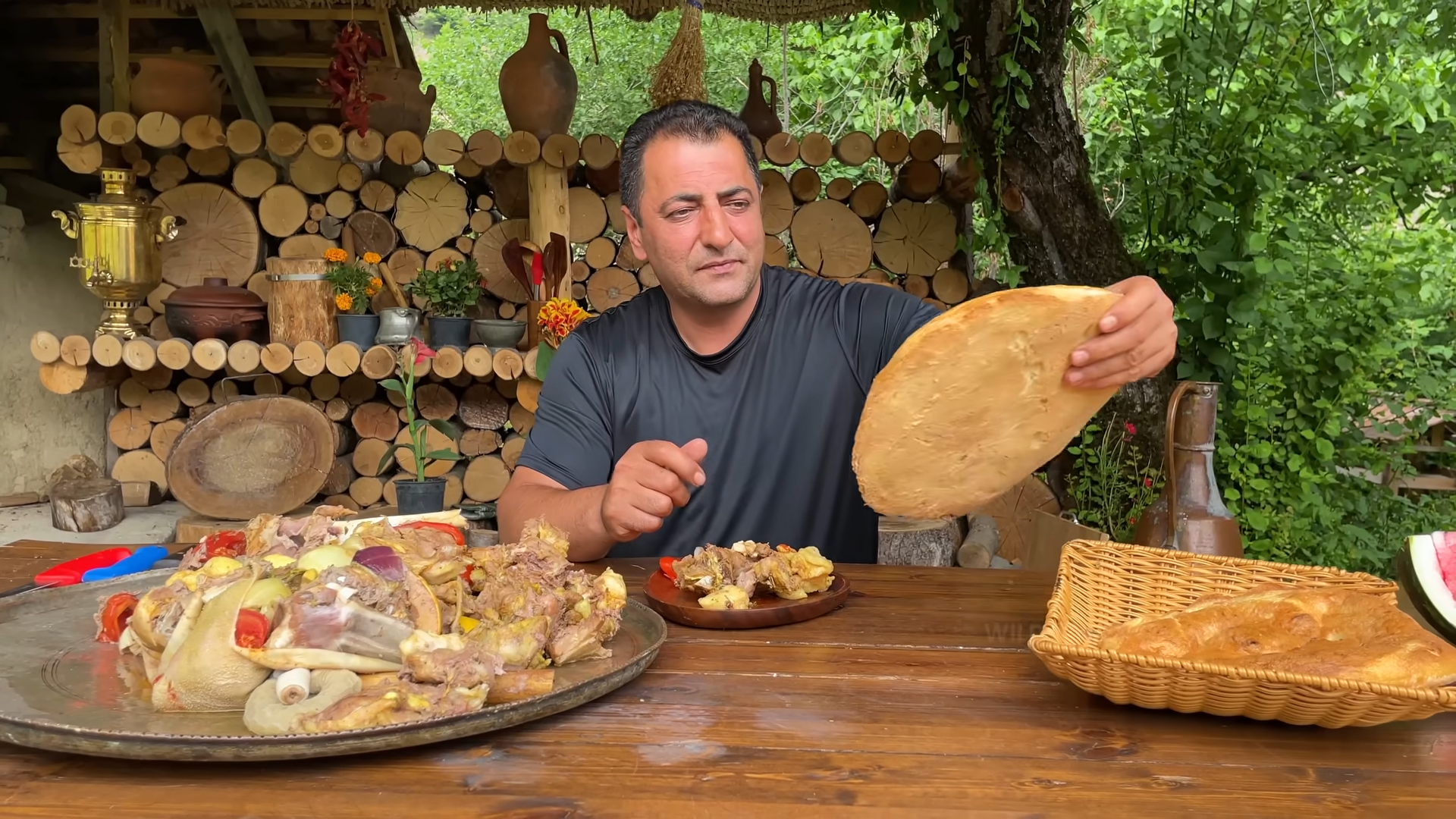 The most tender lamb cooked in its own stomach