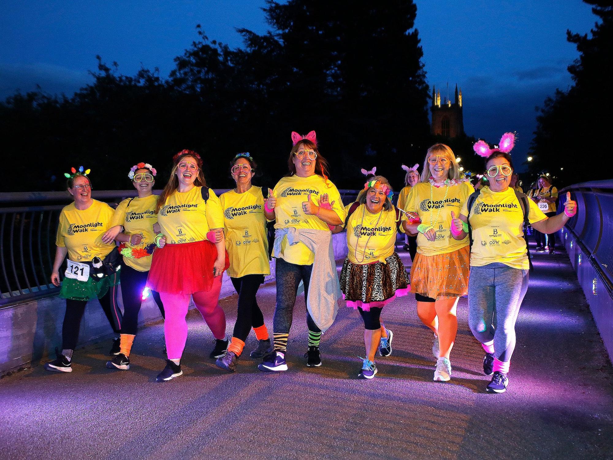 Treetops Moonlight Walk lights up Derby and raises over £40,000 for ...