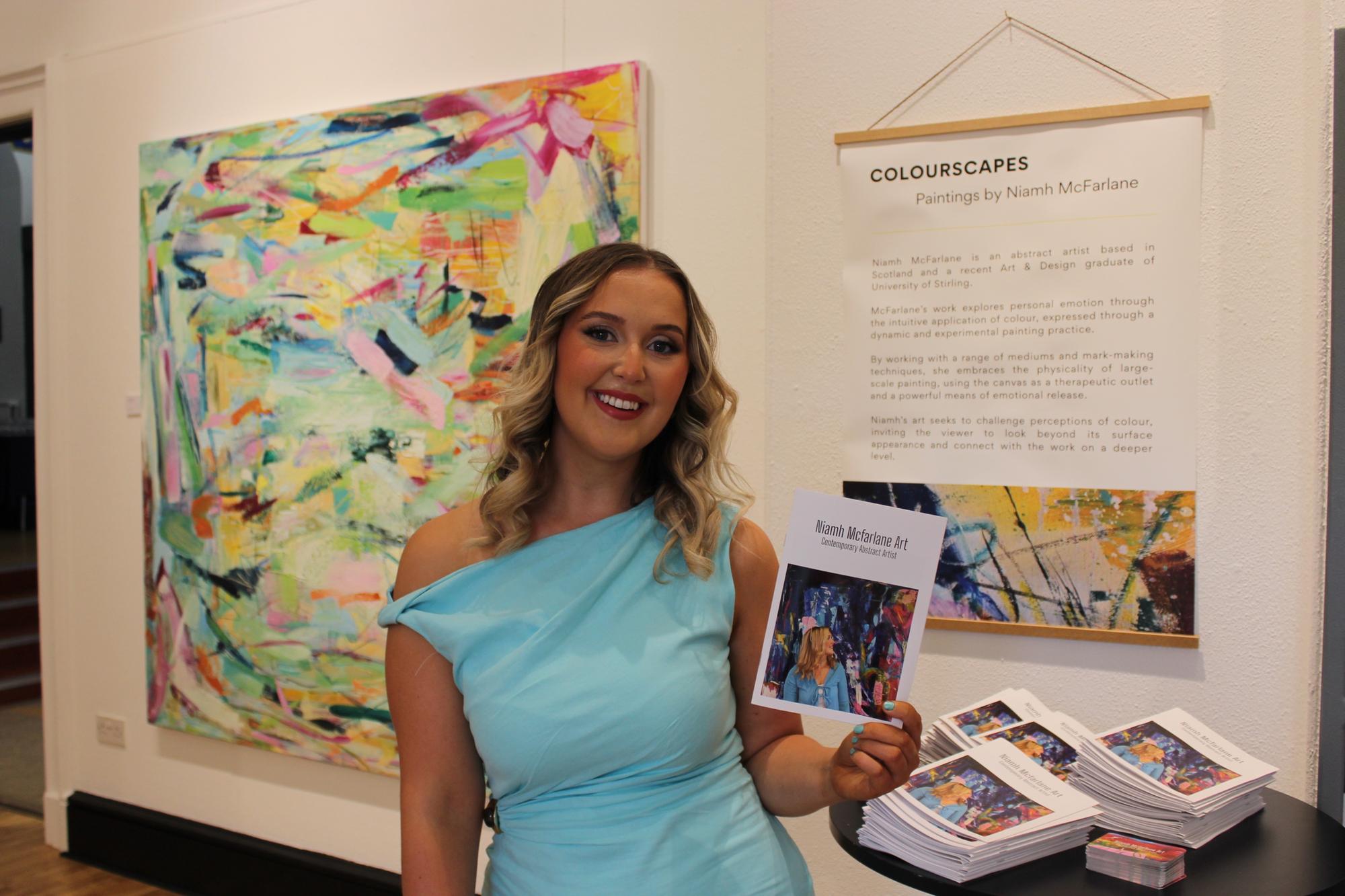 Denny artist launches first solo exhibition at Stirling gallery