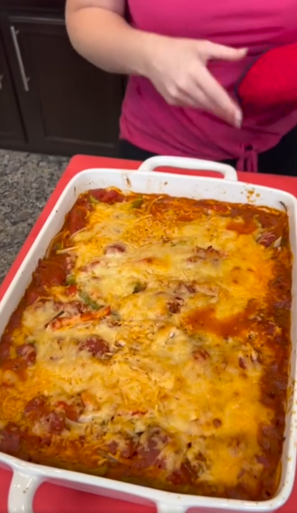 Cheesy One-Pan Baked Spaghetti – Easy Weeknight Meal