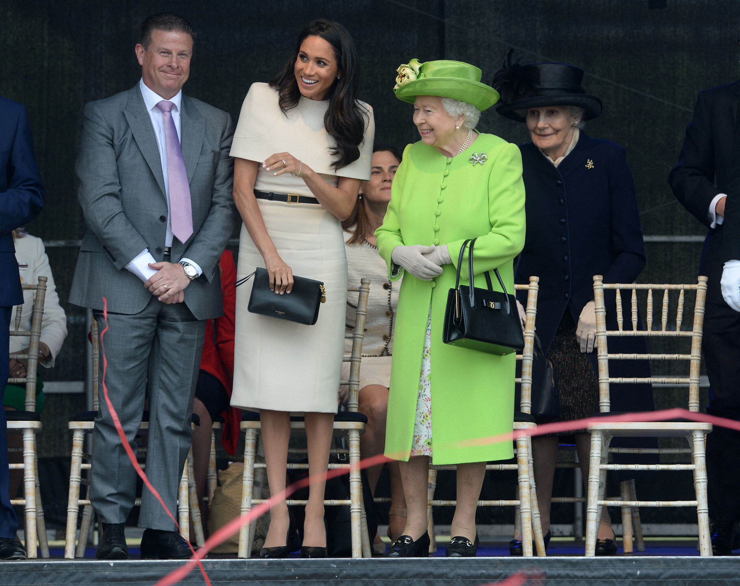 The queen tried to lure Meghan back into the royal fold