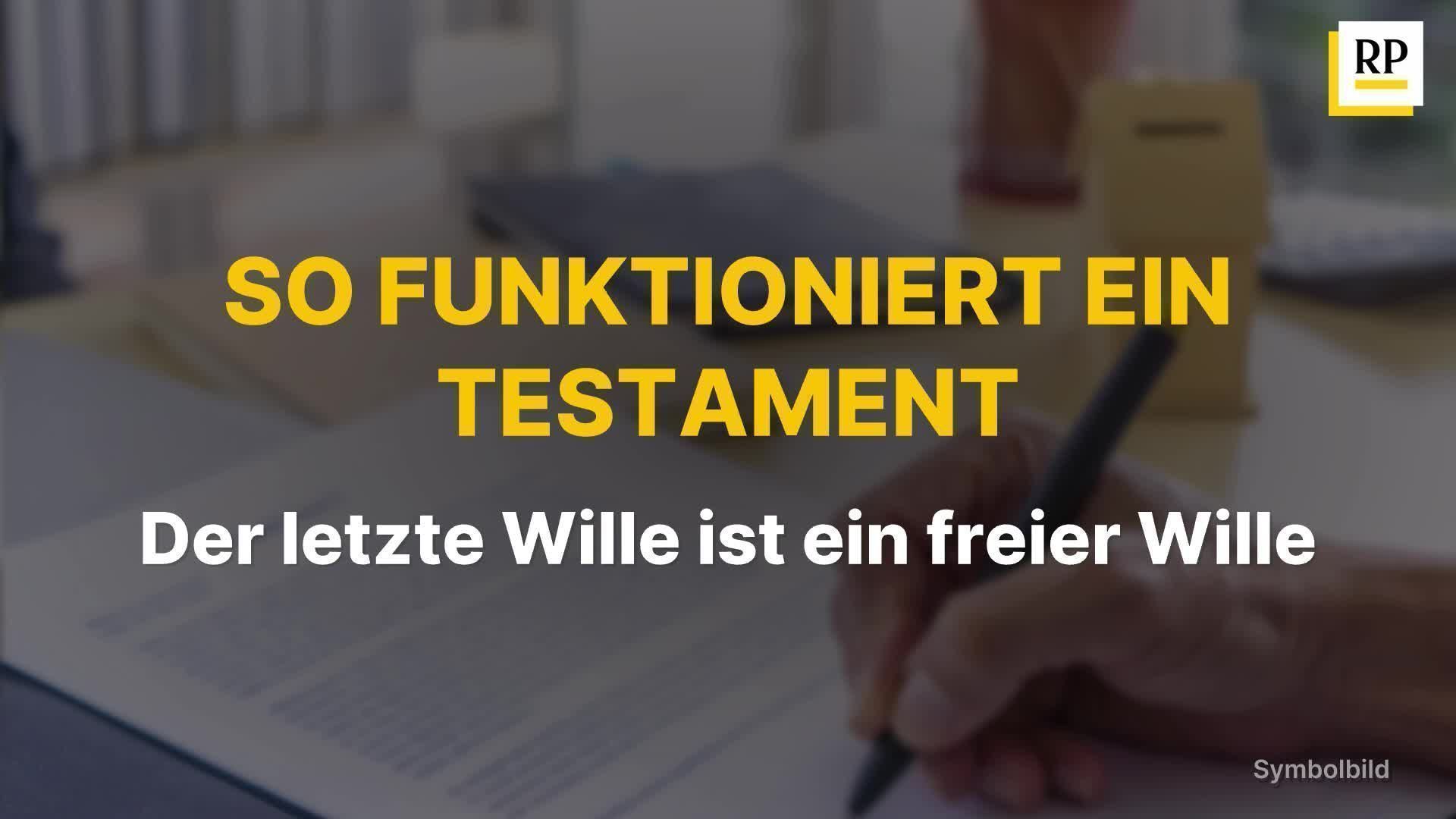 Der letzte Wille ist ein freier Wille: So funktioniert ein Testament