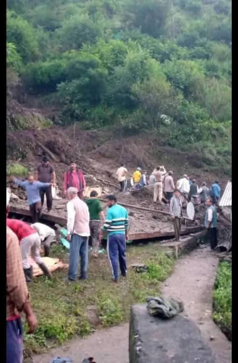 Landslide hits Sharmani village in Kullu's Nirmand; 4 dead, 3 rescued