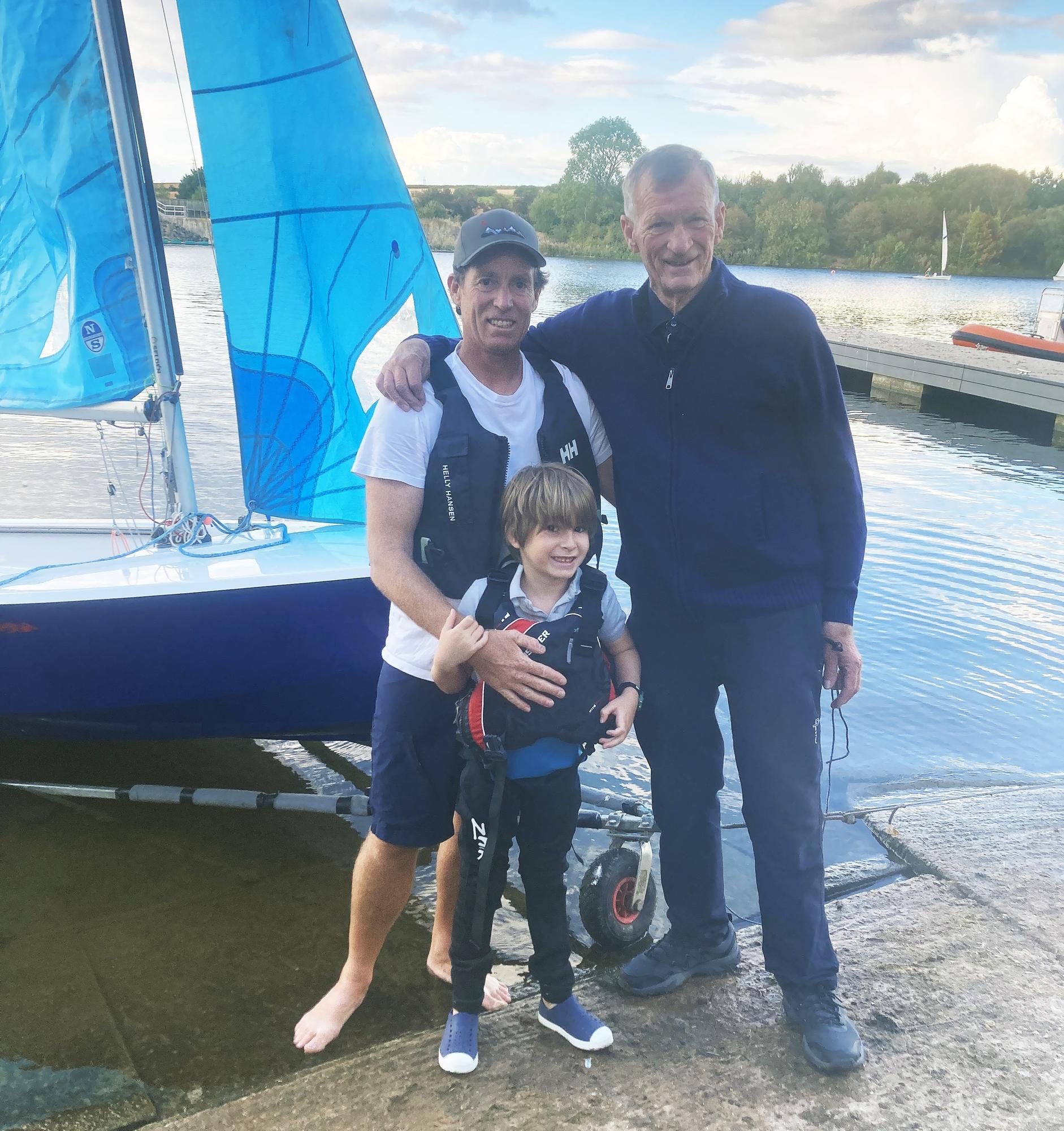 Paul Goodison rolls back the years with Ulley Sailing Club race return