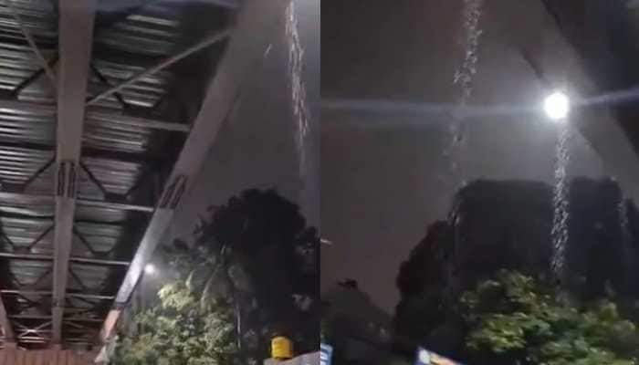 Bengaluru Flyover Turns Into ‘Waterfall’ After Rain, Viral Video Sparks ...