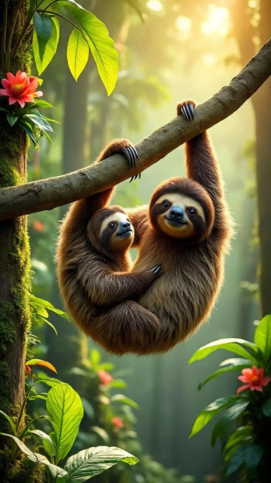 Amazing Facts: Why Sloths Spend Life Hanging Upside Down
