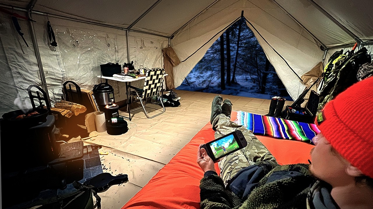 Overnight Camping in the Middle of the Woods