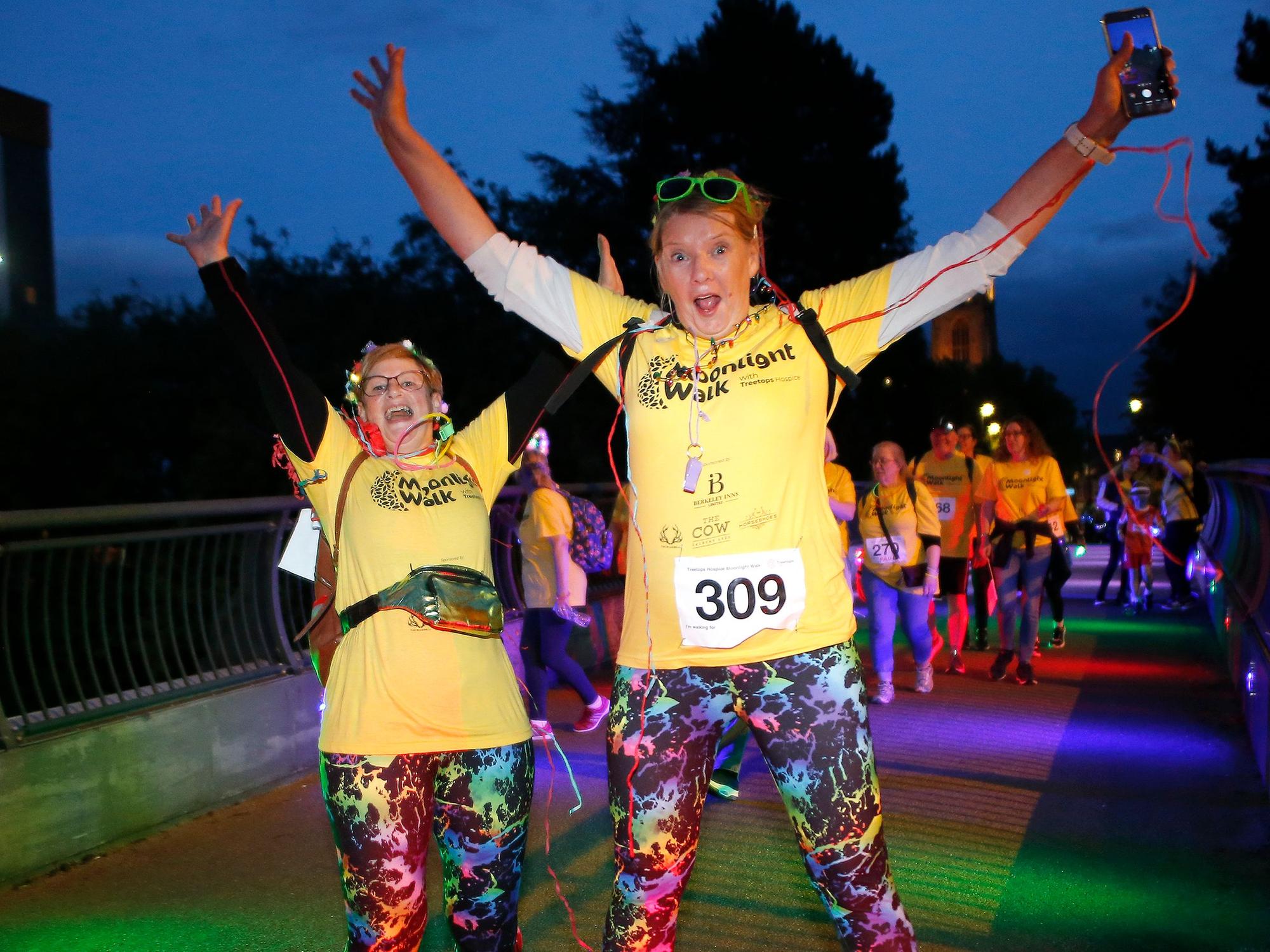 Treetops Moonlight Walk lights up Derby and raises over £40,000 for ...