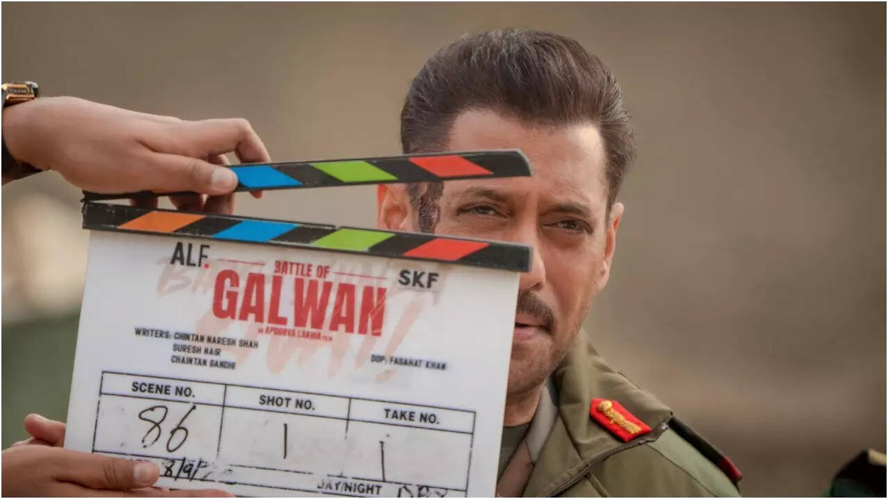‘Battle of Galwan’: Salman Khan unveils his raw and rustic first look ...