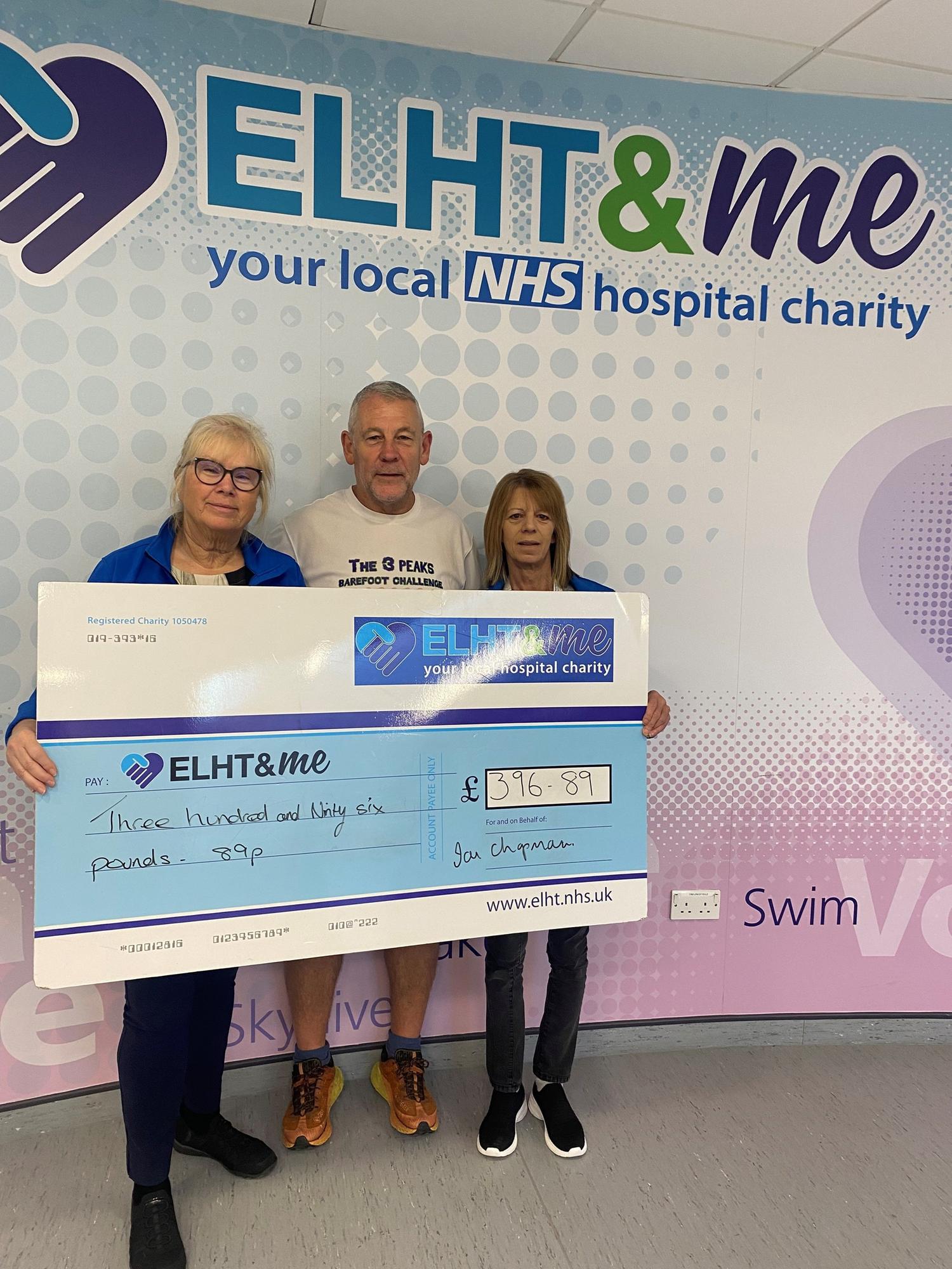 Barefoot walker raises hundreds for the Neonatal Intensive Care Unit ...