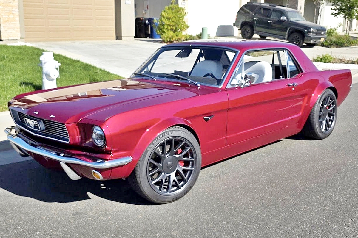 Tesla Tech Meets 1966 Mustang Muscle in a Restomod That’s Blowing Up ...