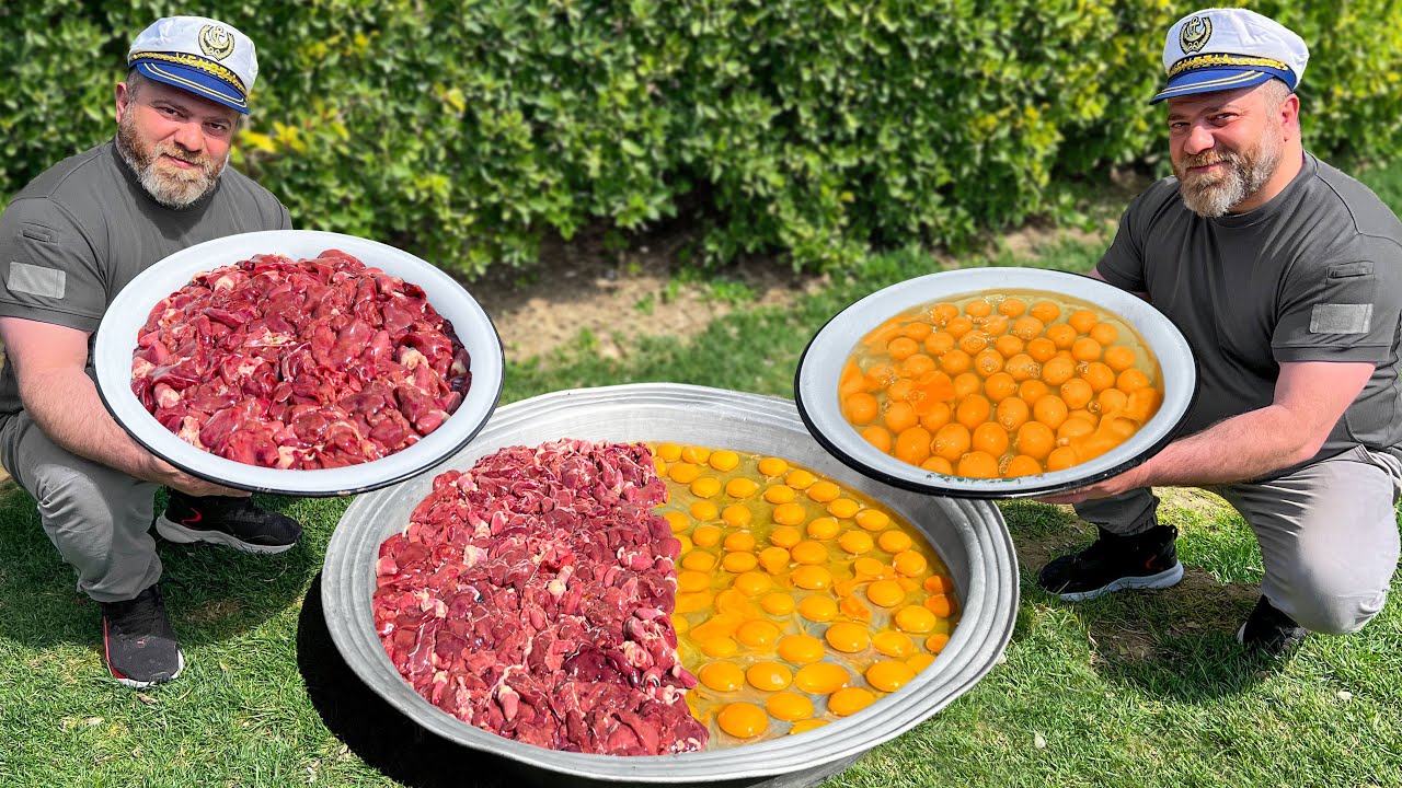 Bold Combo: Chicken Organs Mixed with 100 Eggs