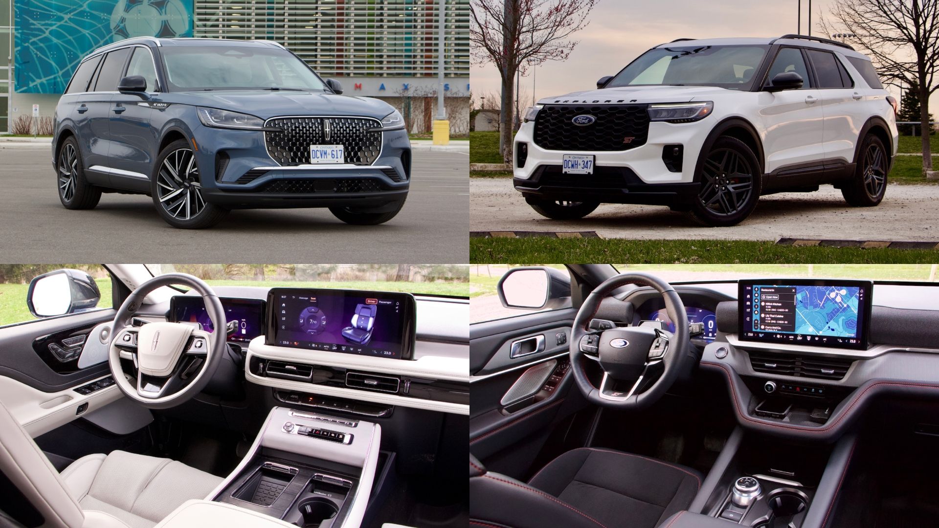 Sibling Rivalry: 2025 Lincoln Aviator Reserve vs Ford Explorer ST ...