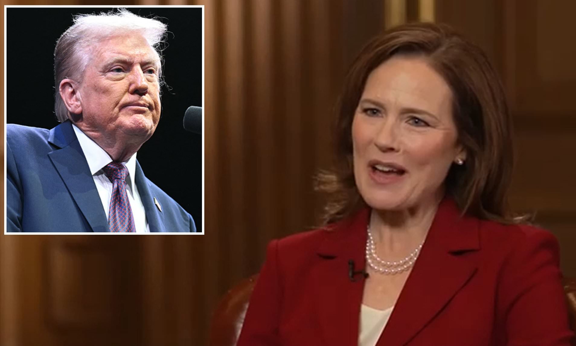 Amy Coney Barrett shuts down Trump's 2028 dreams citing 'pretty clear ...