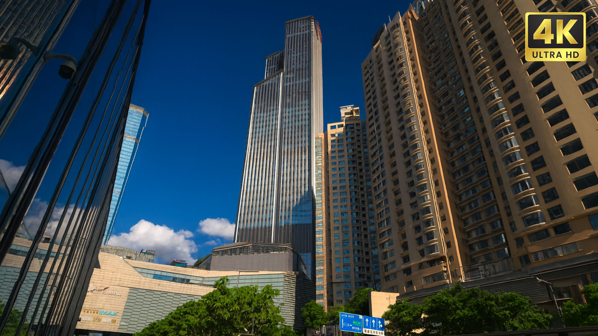 Walking Tour in Central Shenzhen Streets – China 4K