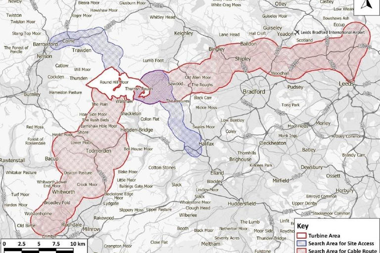Calderdale Council asked for its views on plans for giant wind farm ...