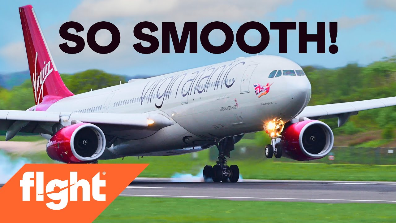 Exceptionally Smooth Aircraft Landing Captured on Camera