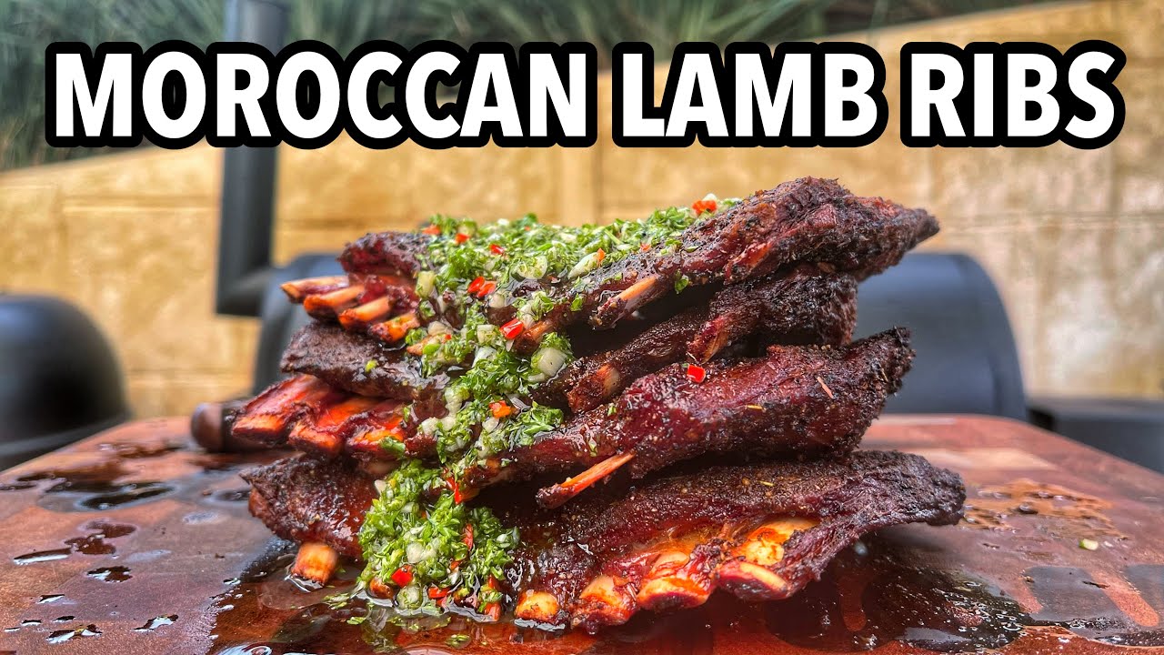 These Moroccan Lamb Ribs With Chilli Mint Chimichurri Are Next-Level