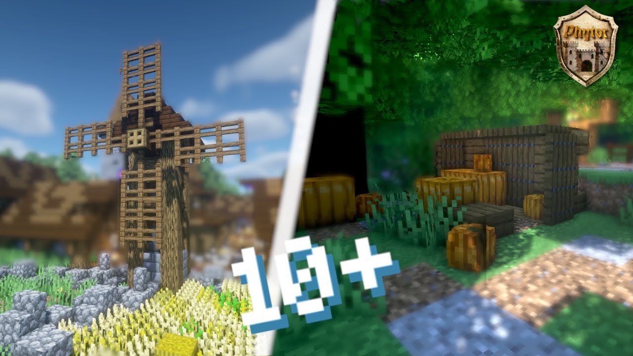 Minecraft: 10 Medieval Village Structure Decoration Ideas
