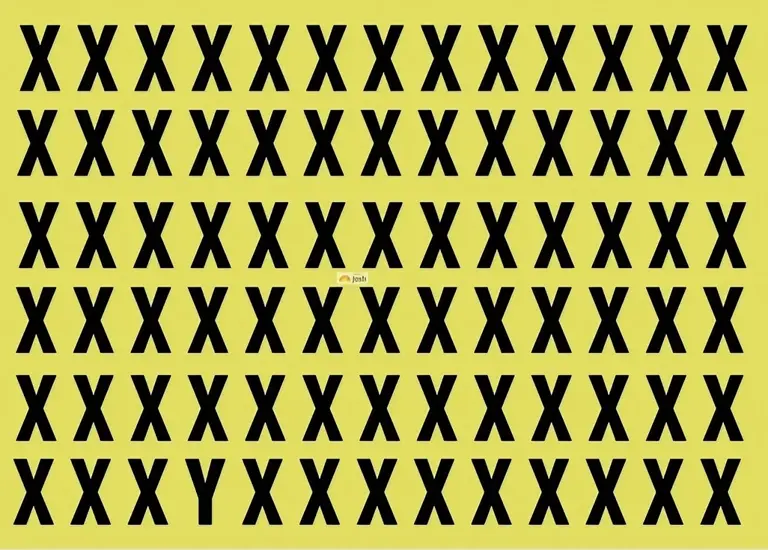 You're a Genius With Hawk-Eye Vision If You Can Spot Y in 5 Seconds!