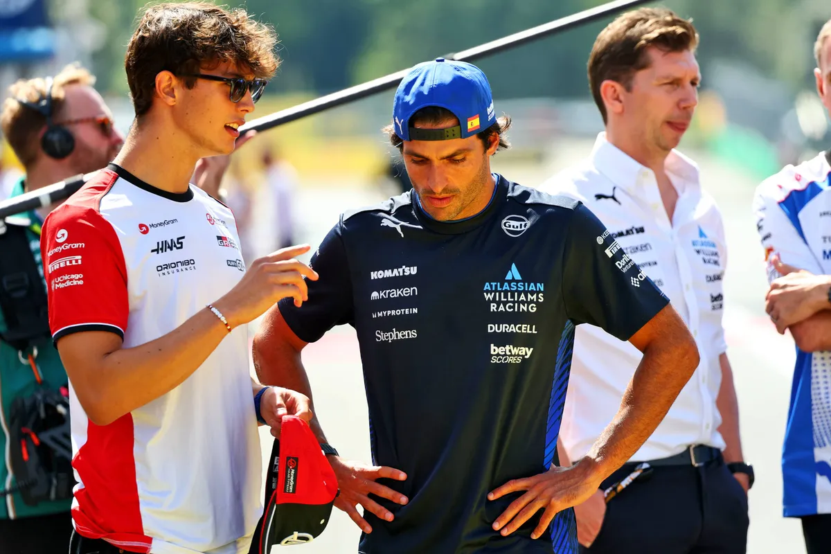 Bearman left filled with emotion in the wake of Sainz crash