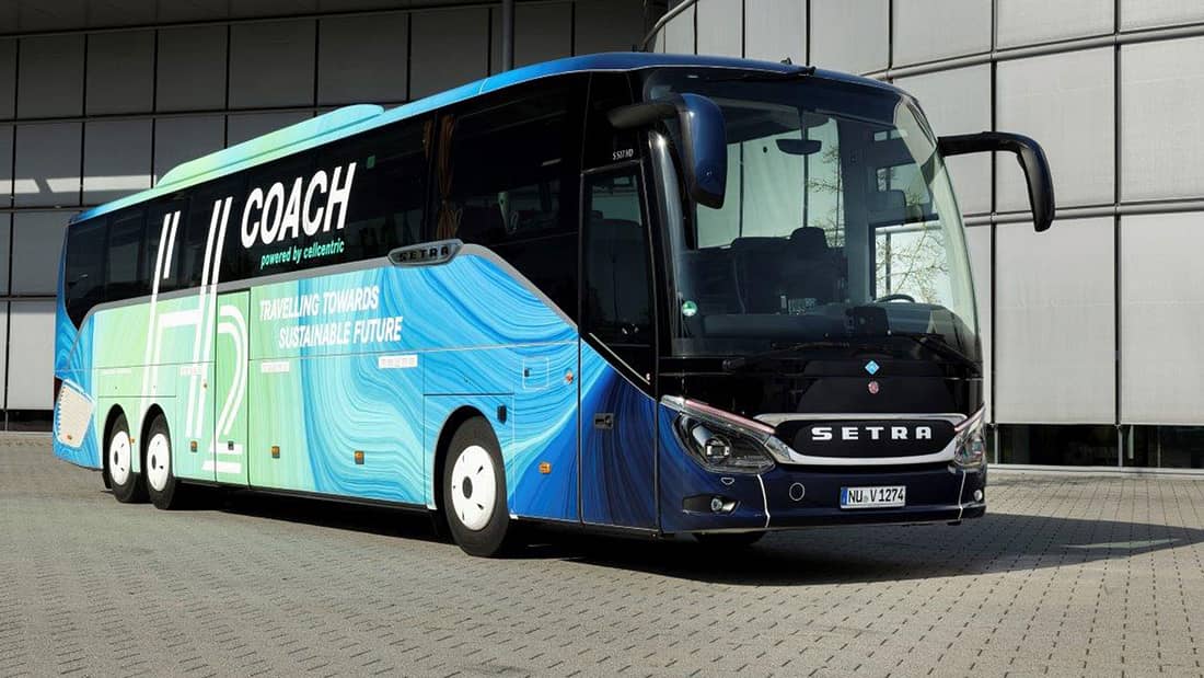Setra S 517 HD H2 Coach: Hier kommt der Reisebus mit Brennstoffzelle
