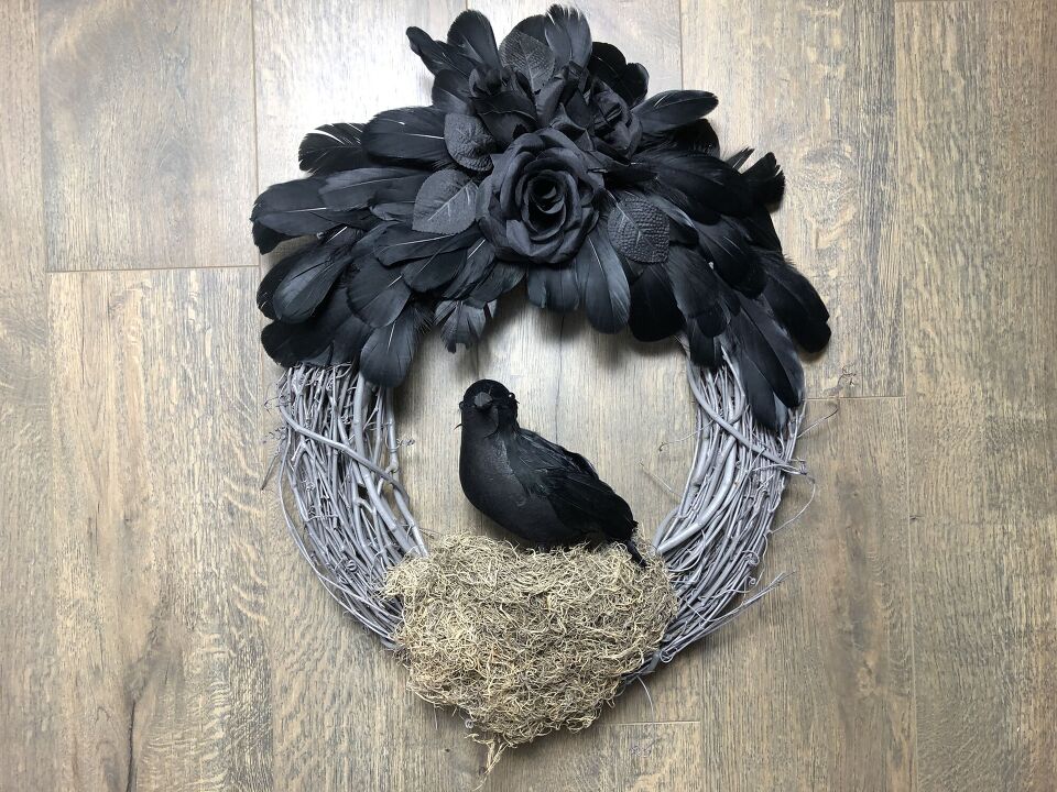 Raven Wreath