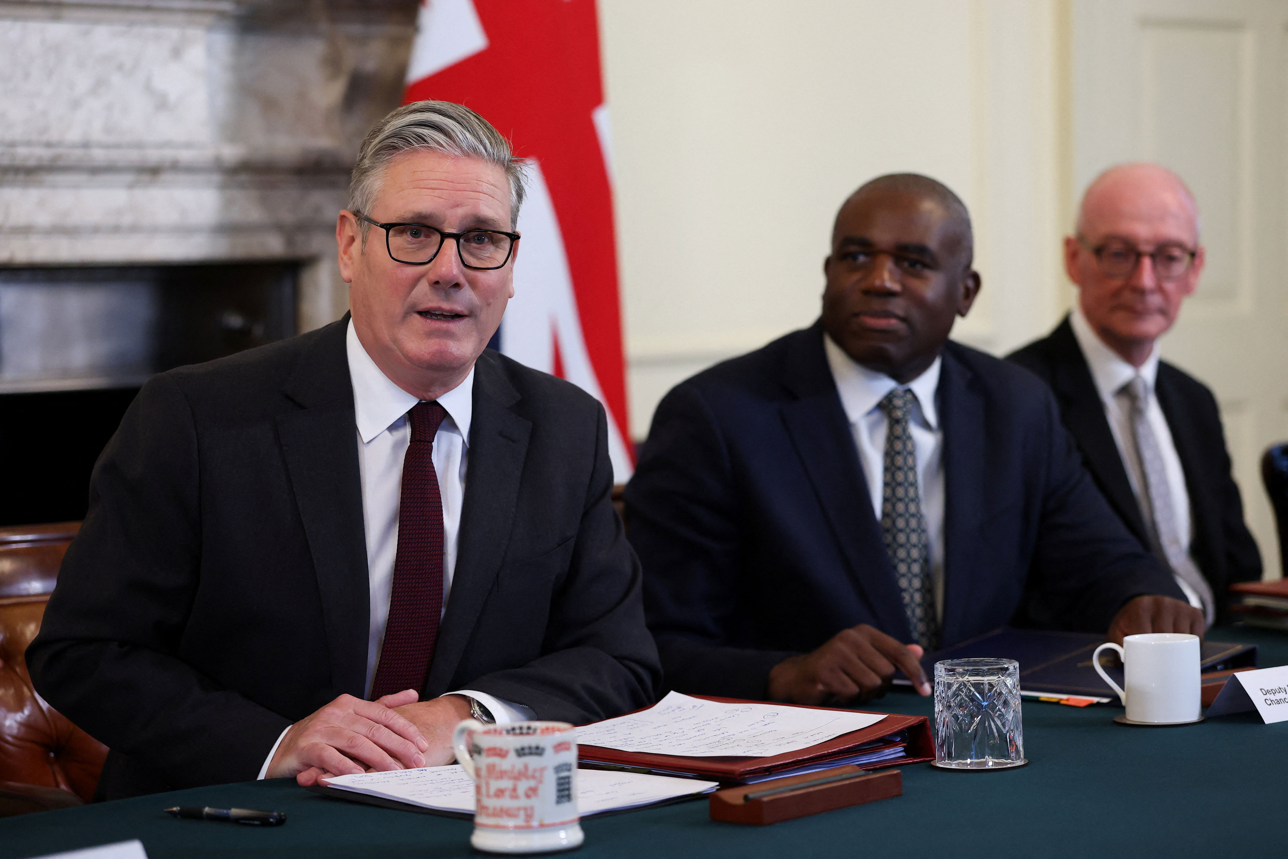Starmer hits out at Reform’s ‘politics of grievance’ as his new Cabinet ...