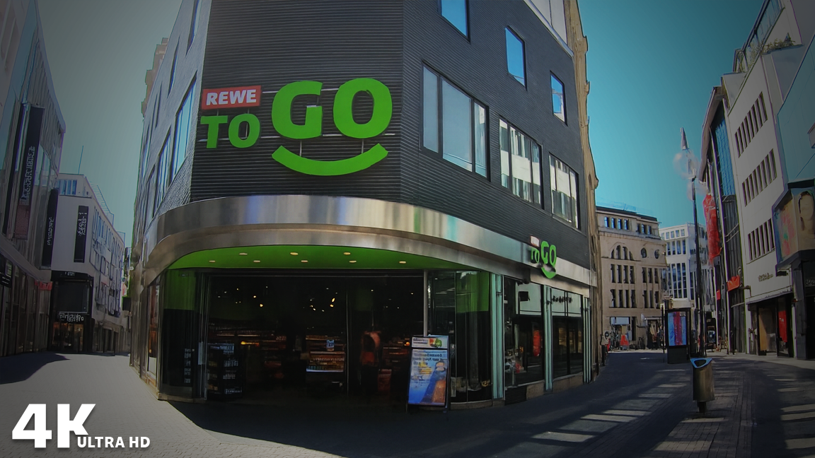 Tour a pie por el centro de Colonia – Calles comerciales en Alemania (4K)