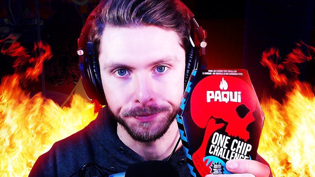Taking the one chip challenge while trying not to laugh at FNaF