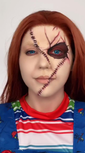 Horror Makeup Transformation – Chucky Tutorial