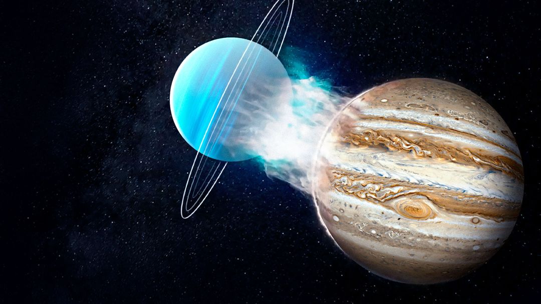 What If Jupiter and Uranus Collided?