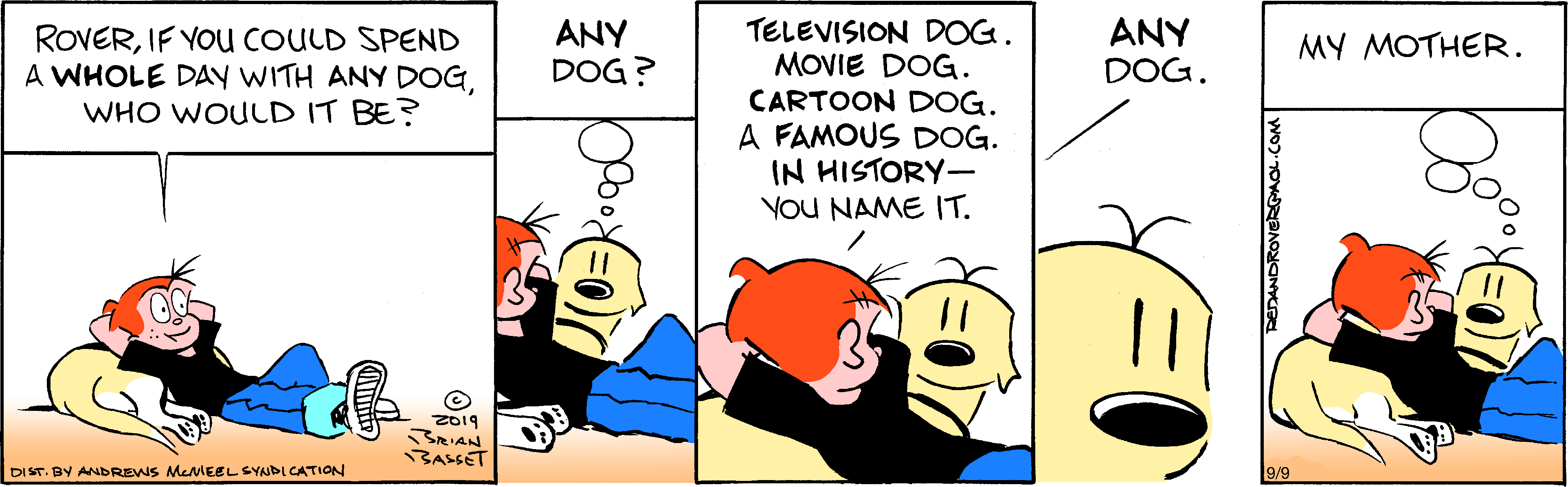 Red and Rover by Brian Basset