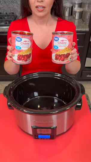 Cherry Chocolate Crockpot Cake Is So Good!