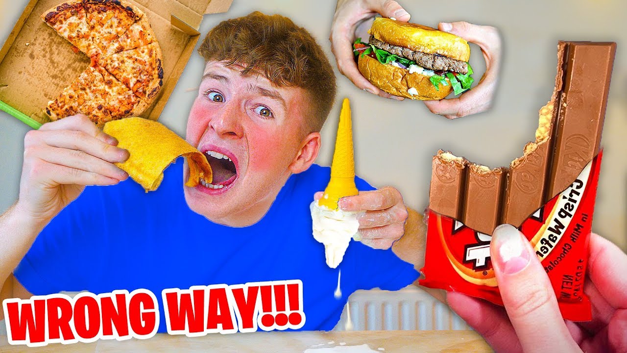 I only ate foods the wrong way for 24 hours