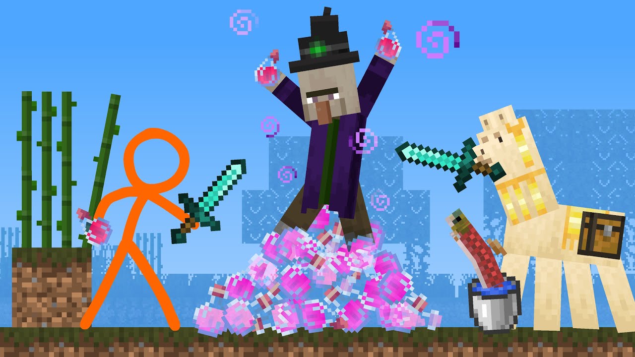 Witchcraft Chaos: Stick Figures Stumble into Spells