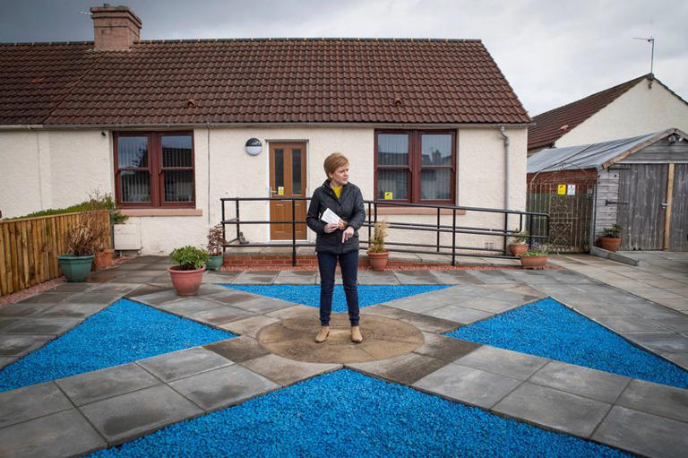 Nicola Sturgeon says 'I've never been that into flags' as saltire ...