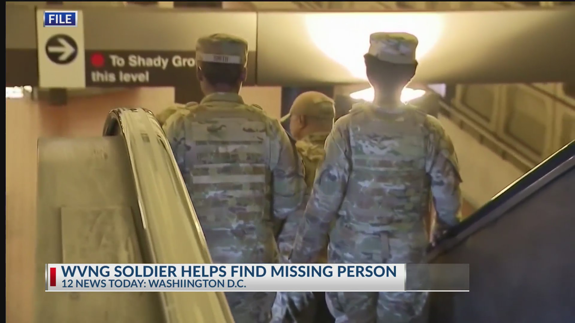 WVNG soldiers help find missing person