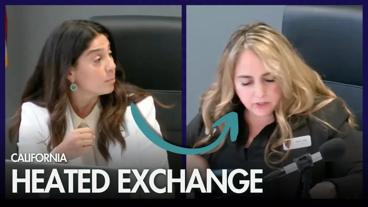 Heated exchange: Board members discuss controversy of Israeli flags ...