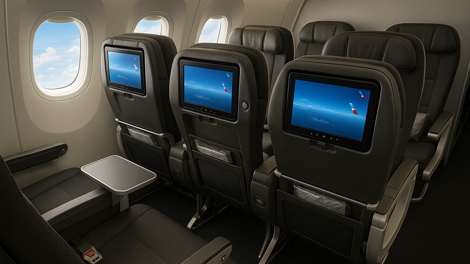 Flying premium economy on American Airlines – LAX to LHR route breakdown