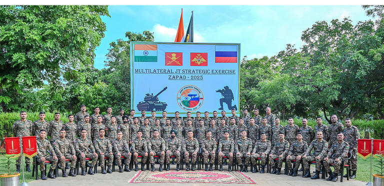 Indian Armed Forces contingent departs for Russia for multilateral ...