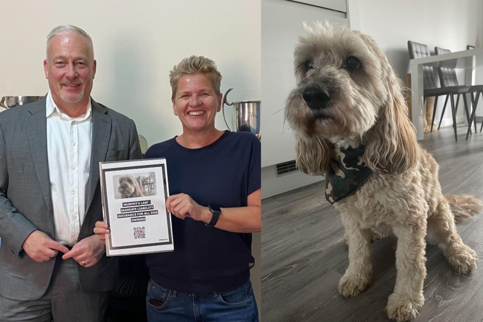 MP backs Murphy’s Law campaign after heartbroken Bedford owner’s dog ...