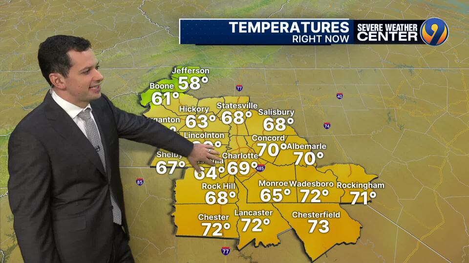 Tuesday afternoon's forecast with Meteorologist Joe Puma